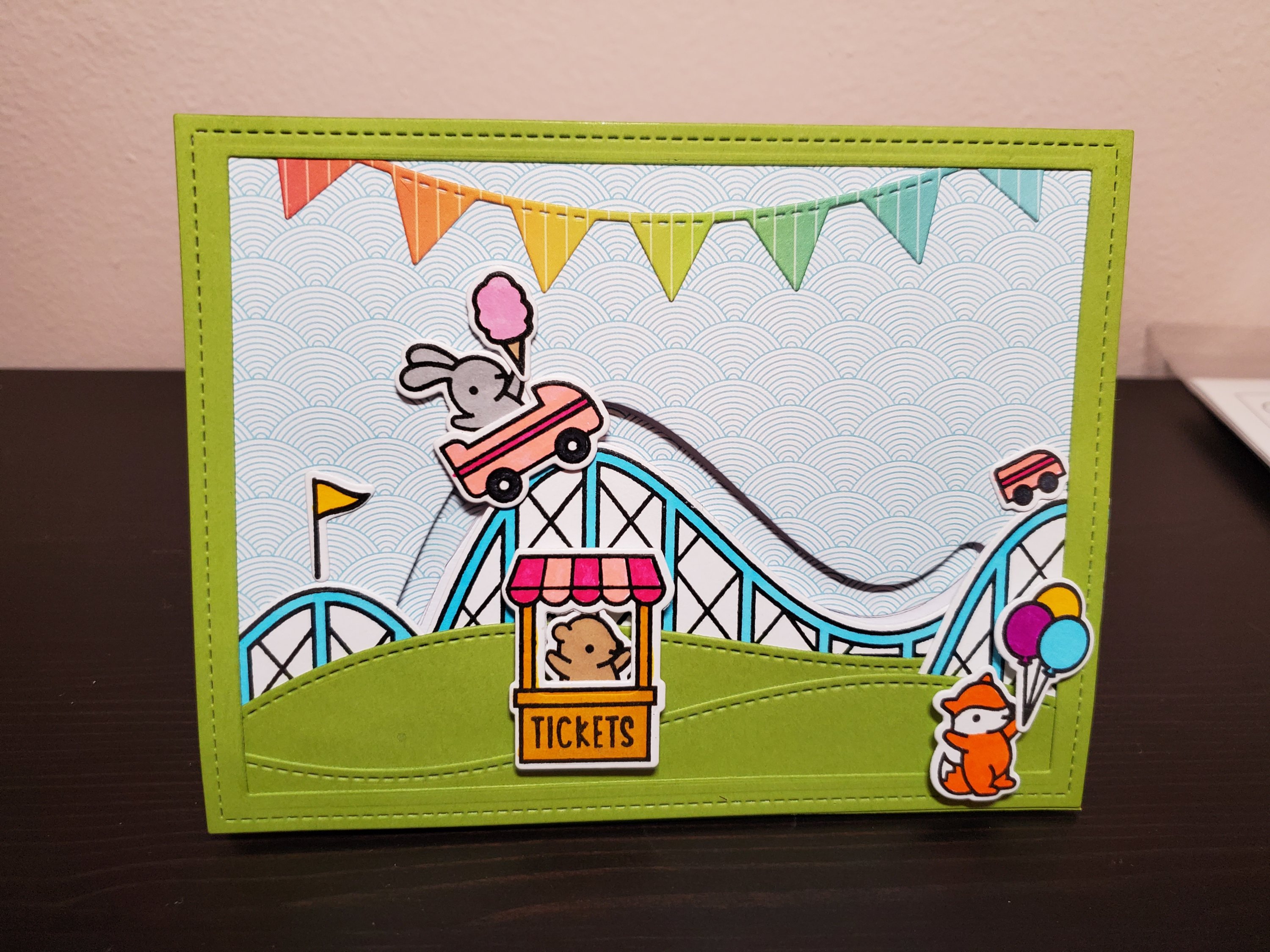 A Thrilling Coaster Card