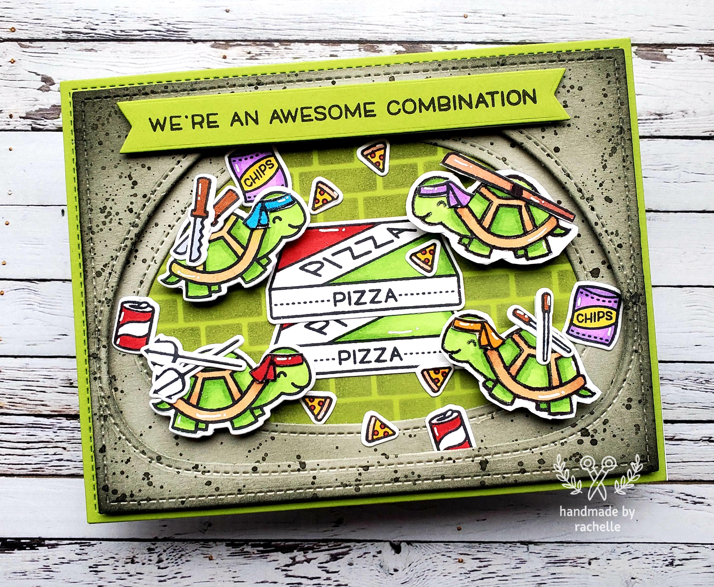 A Ninja Turtle Anniversary Card