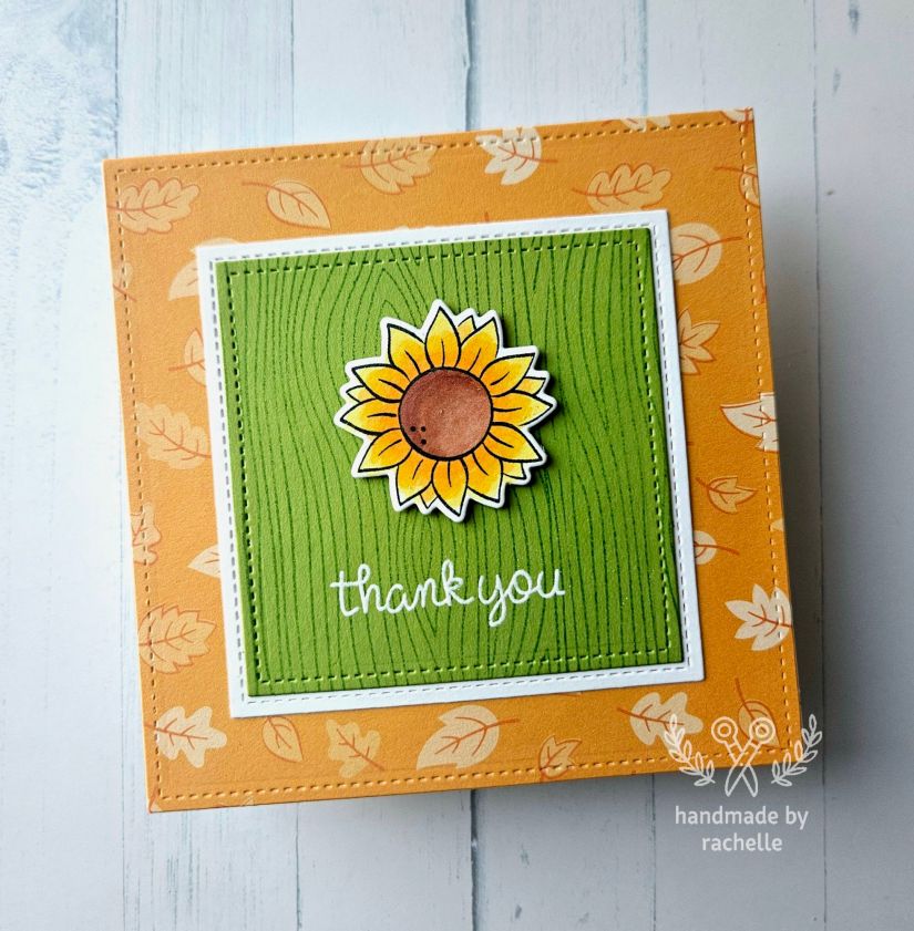 Sunflower Thank You Card